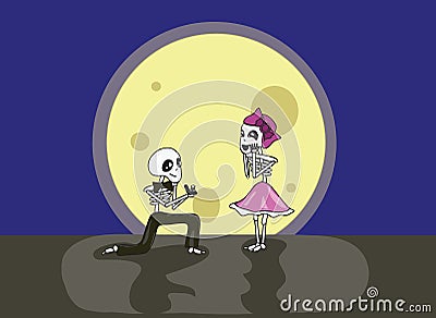 Skeleton Proposal Royalty Free Stock Image - Image: 24931776
