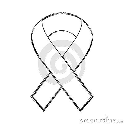 Sketch Draw Awareness Ribbon Cartoon Vector | CartoonDealer.com #93593437