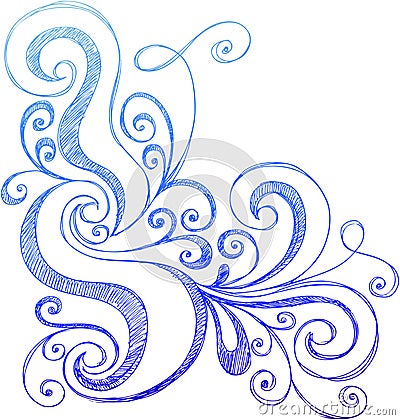 Sketchy Doodle Swirl Stock Photos - Image: 10615283