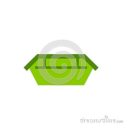 Skip Bin Icon. Clipart Image Vector Illustration | CartoonDealer.com ...
