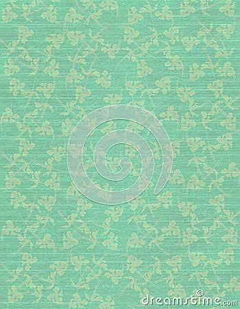 Sky Blue Faint Floral Print On Paper Background Stock Photo - Image ...