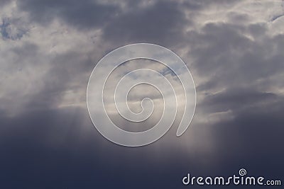 The Sky Is Frowning To The Sudden Change In Weather. Background Stock ...