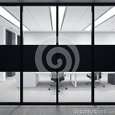 A Sleek Black And White Partition Screen With Minimalist Lines ...