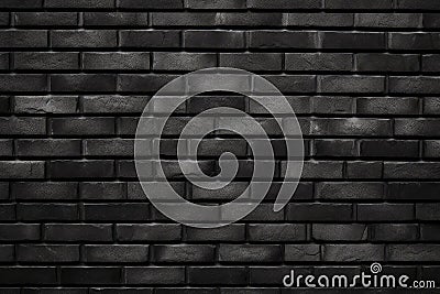 Sleek Ebony Brick Wall Texture. Royalty-Free Stock Photography ...