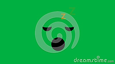 Sleeping Green Screen Seamless Stock Video - Video of asleep, night ...