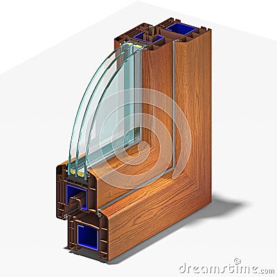 Slice Window Profile. Stock Image | CartoonDealer.com #61753561