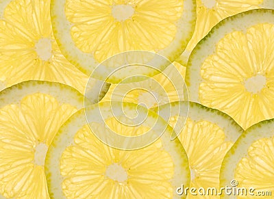 Sliced Lemons Background Stock Photography - Image: 14547182