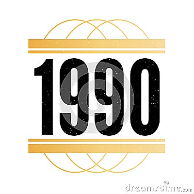 Slogan 1990 Phrase Graphic Vector Print Fashion Lettering Calligraphy ...