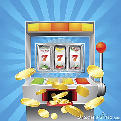Slot Fruit Machine Winning Stock Photo - Image: 20041980