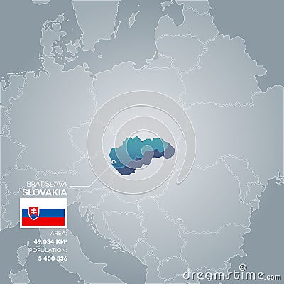 Slovakia Information Map. Vector Illustration | CartoonDealer.com #96423148