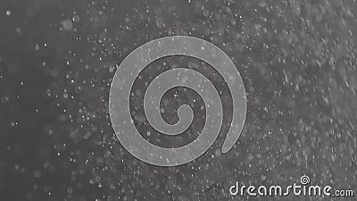 Slow Motion of Fine Dust Particles Falling on Black Background Stock ...