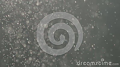 Slow Motion of Fine Dust Particles Falling on Black Background Stock ...