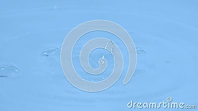 Slow Motion Water Drops Falling Recorded With High Speed Camera At 1000 ...