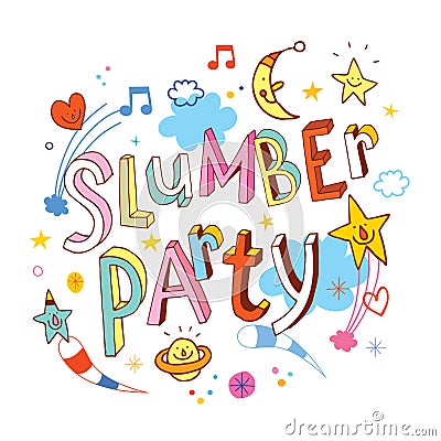 Slumber Party Vector Illustration | CartoonDealer.com #92503512