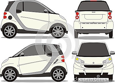 Small Car Vector Art Royalty Free Stock Photo - Image: 17703155