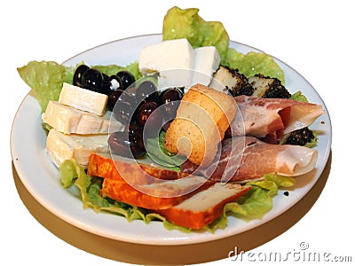 Small Food Plate Stock Photos - Image: 3873813