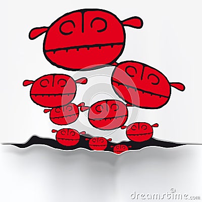 Small Invaders (vector) | CartoonDealer.com #10972597