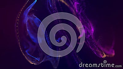 Small Light Particle Movement Like Fluid Water for Background Video ...