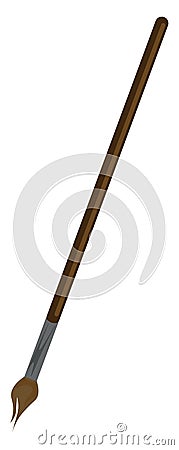 Small Paint Brush, Illustration, Vector | CartoonDealer.com #206956574