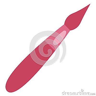 Small Paint Brush, Icon Cartoon Vector | CartoonDealer.com #260373179