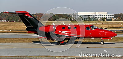 Red Private Jet Stock Photography - Image: 30083252