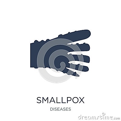 Smallpox Icon. Trendy Flat Vector Smallpox Icon On White Background ...