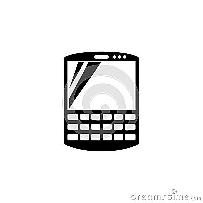 Smart Communicator, Pda Flat Vector Icon Royalty-Free Illustration ...