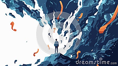 Smart Decision-Making Process Visualized With Question Mark Concept ...