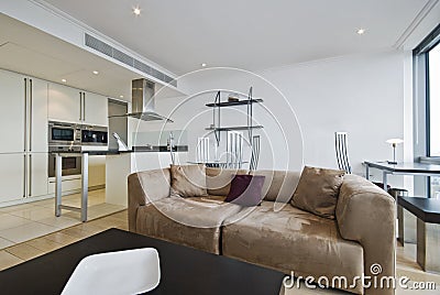 Smart Open Plan Lounge Royalty-Free Stock Photo | CartoonDealer.com ...