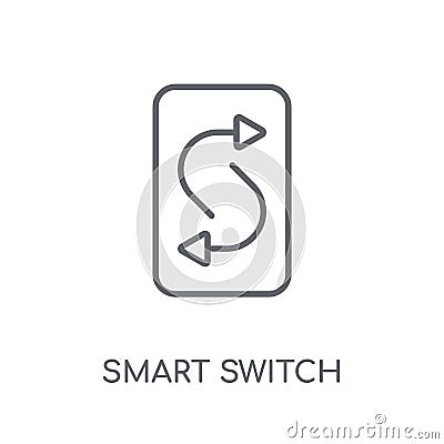 Smart Switch Linear Icon. Modern Outline Smart Switch Logo Conce Vector ...