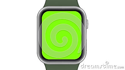 Smart Watch with Green Screen, Animated Mockup with Motion Zoom Effect ...