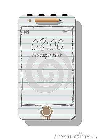 Smartphone Metaphore For Different Advert Concepts Vector Illustration ...