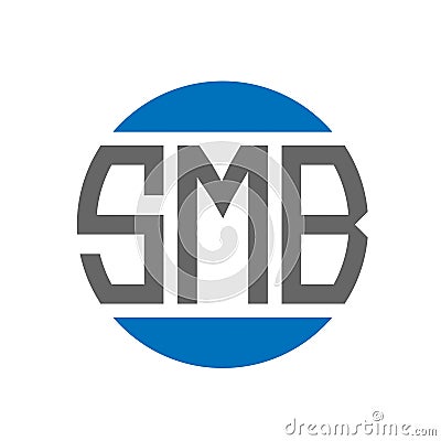 SMB Letter Logo Design On White Background. SMB Creative Initials ...