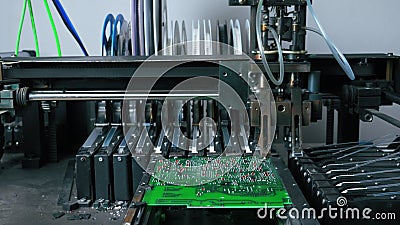 SMD Montage Machine Placing Components Directly Onto the Surface of the ...