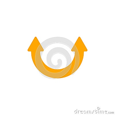 Smile Arrow Royalty Free Stock Image - Image: 5725746