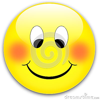 Smile Button Stock Photos - Image: 11076073