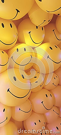 Smiley Emojis All Around The Place Stock Image | CartoonDealer.com ...