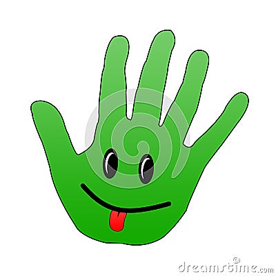 Smiley Hand Royalty Free Stock Photos - Image: 2155858