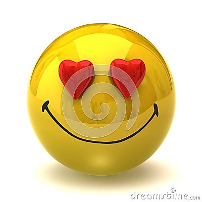 Smiley In Love Stock Photos - Image: 13042513