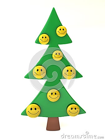 Smiley Tree Royalty Free Stock Image - Image: 13017896