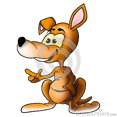 Smiling Kangaroo Royalty Free Stock Images - Image: 1971609