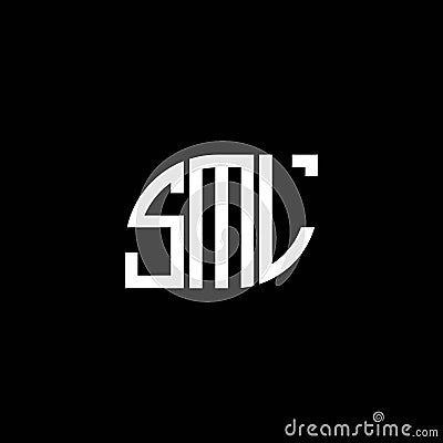 SML Letter Logo Design On Black Background. SML Creative Initials ...
