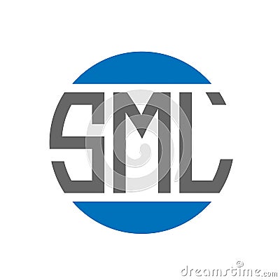 SML Letter Logo Design On White Background. SML Creative Initials ...
