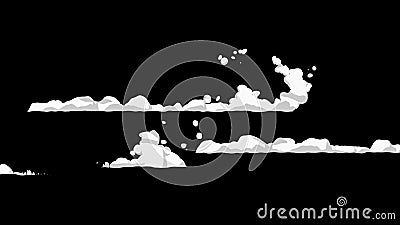 Smoke Animation from Fast Movement. Animation Element for Game. Cartoon ...