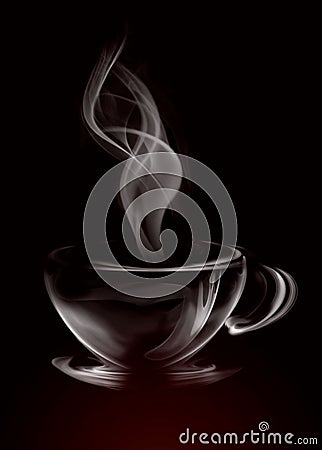 Smoke Cup Of Coffee Royalty Free Stock Images - Image: 3247809