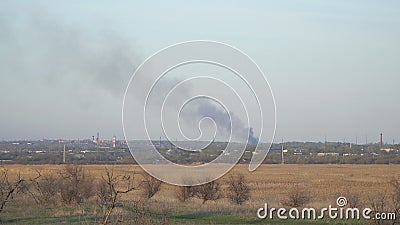 Fire Burning In The Distance Stock Footage - Video of bush, backgrounds ...