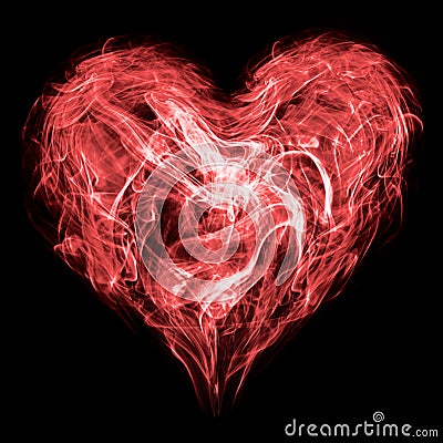 Smoke Heart Stock Images - Image: 20563034