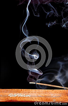 Smoke Of Incense Royalty Free Stock Images - Image: 13167639