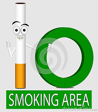 Smoking Area Royalty Free Stock Images - Image: 33645729