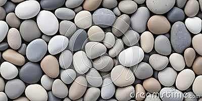 Smooth, Rounded River Rocks In Various Shades Royalty-Free Stock Photo ...